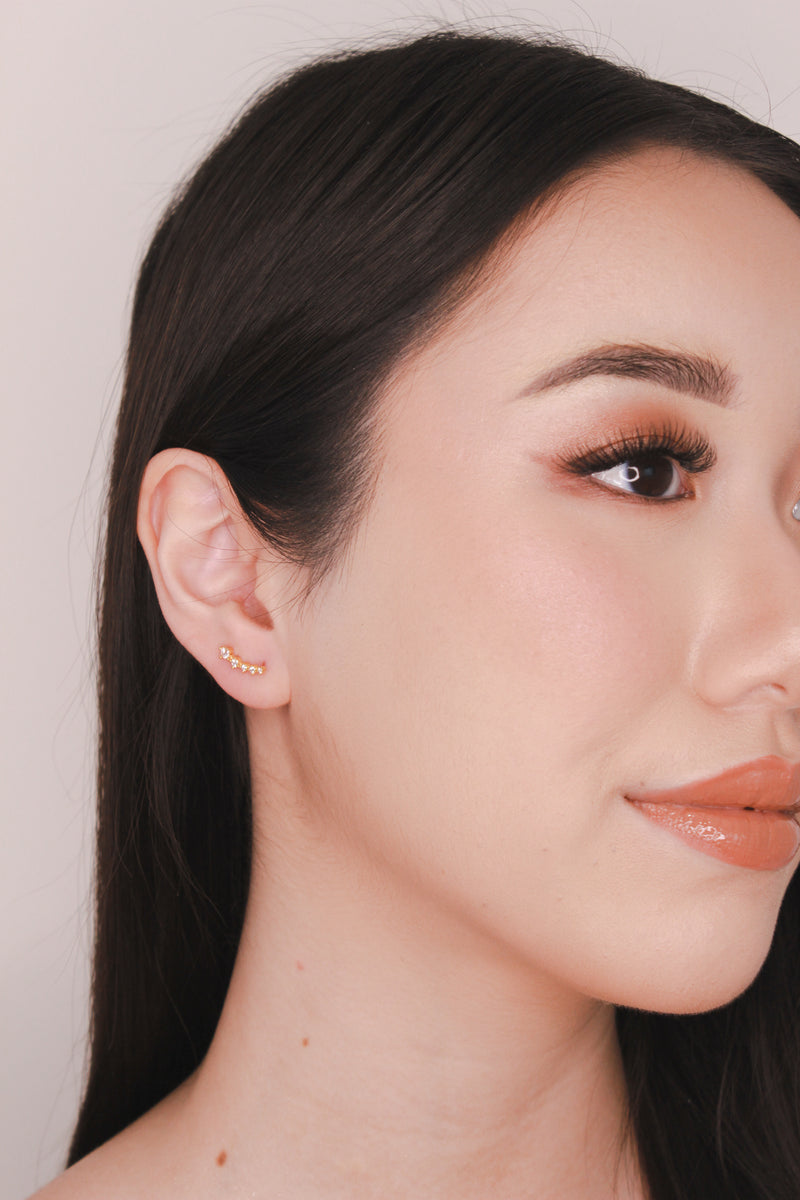 Astro Helix 18K Gold Cartilage Earring – Zora Designs